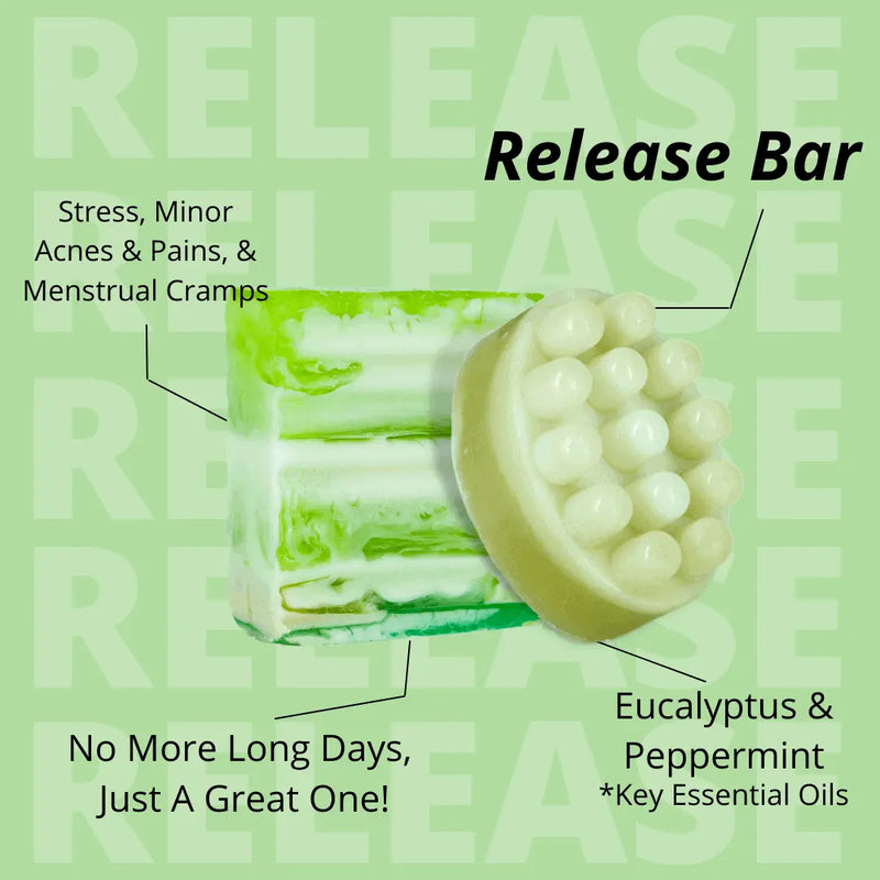 Release | Stress & Sore Muscle Massage Bar – Selphf | Body Care