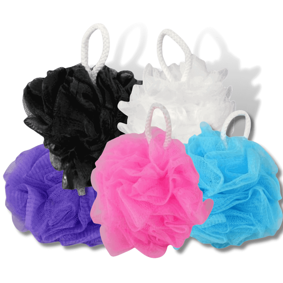 Exfoliating Bath Poof | loofah sponge